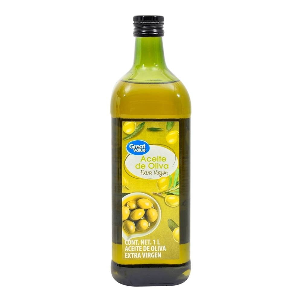 Aceite de oliva Great Value extra virgen 1 l | Walmart en línea