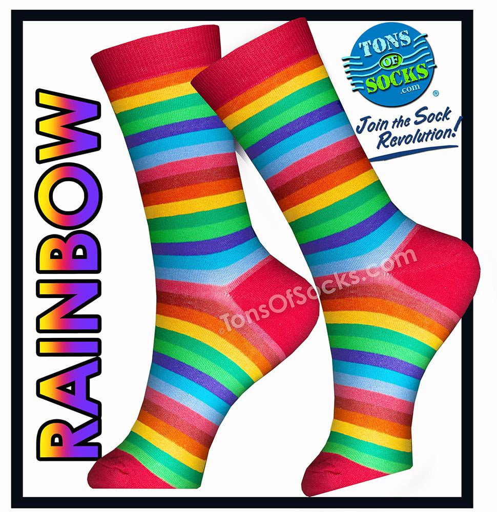 Women's Rainbow Socks - Walmart.com
