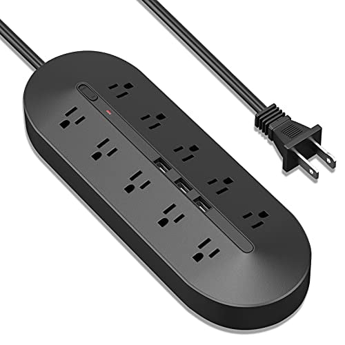 Click here for Dorggi 10-Outlet 2 Prong Power Strip With 3 Usb Po... prices