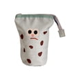 CaiTeLin Cute Makeup Brush Storage Bag, Portable Stand Up Large ...
