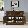 Sienna Large Kitchen Island in Moroccan Pine - Walmart.com