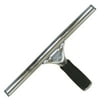 Unger Pro Stainless Steel Window Squeegee, 18 inch Wide Blade, Black ...