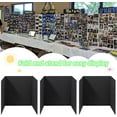 3-Pack Black Trifold Display Boards, 24 x 16 Inches Tri-Fold Corrugated ...