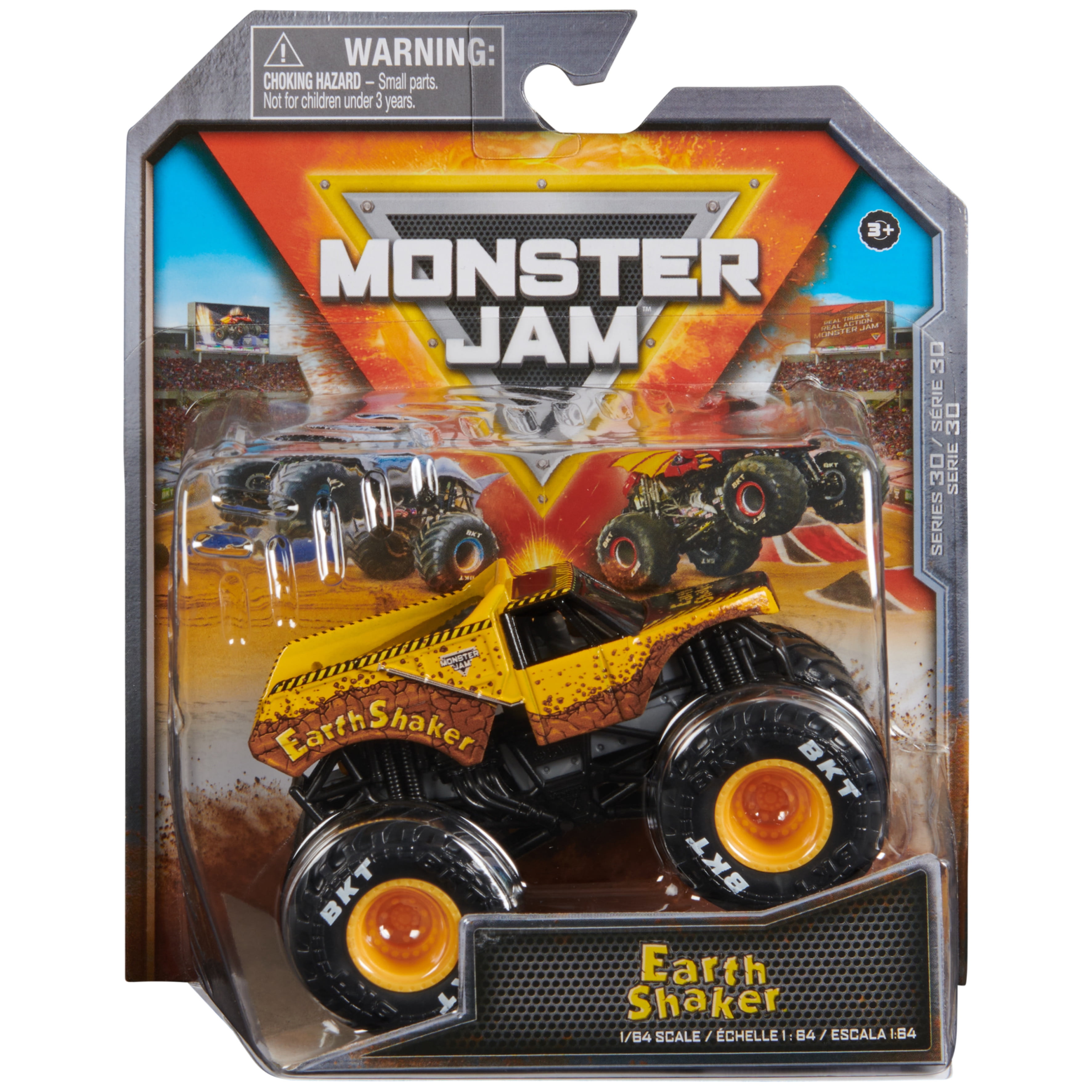 Monster Jam Earth Shaker - 1:64 Scale Monster Trucks, Girl and Boy Toys ...