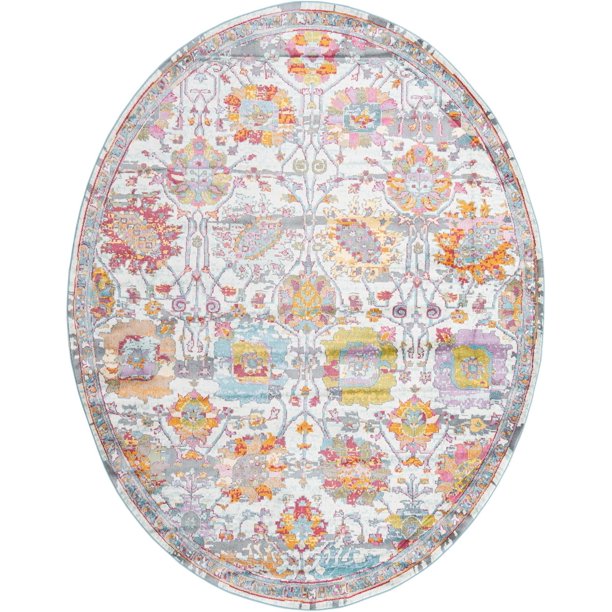 Rugs.com Paragon Collection Rug – 8' x 10' Oval Multi Medium-Pile Rug ...