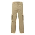 Fall Trousers for Mens Multiple Pockets Durable Versatile Utility ...