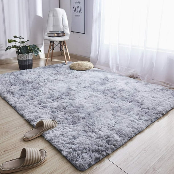 Abstract Shaggy Rug for Bedroom Ultra Soft Fluffy Carpets for Kids ...