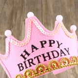 LED Light Birthday Party Hats Crown King Birthday Party Caps for Kids ...