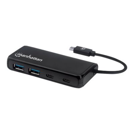 Manhattan USB-C Dock/Hub - Ports (x4): USB-A (x2) and USB-C (x2), 5 ...