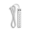 NXT Technologies 6-Outlet Surge Protector 8ft Cord 900 Joules NX54314 ...