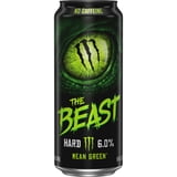 The Beast Mean Green Flavored Malt Beverage, 16 fl oz Can, 6% ABV ...