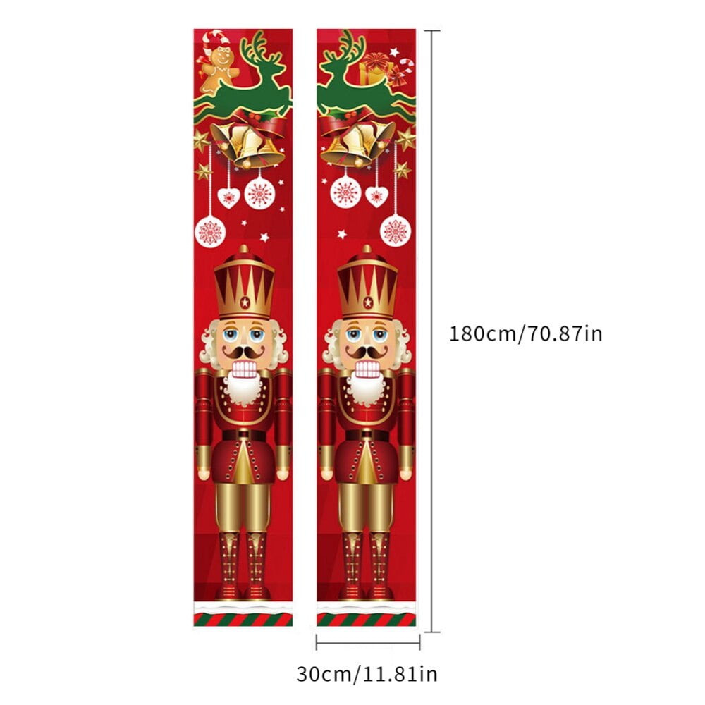Christmas Nutcracker Banner Nutcracker Soldier Banners Indoor Outdoor ...