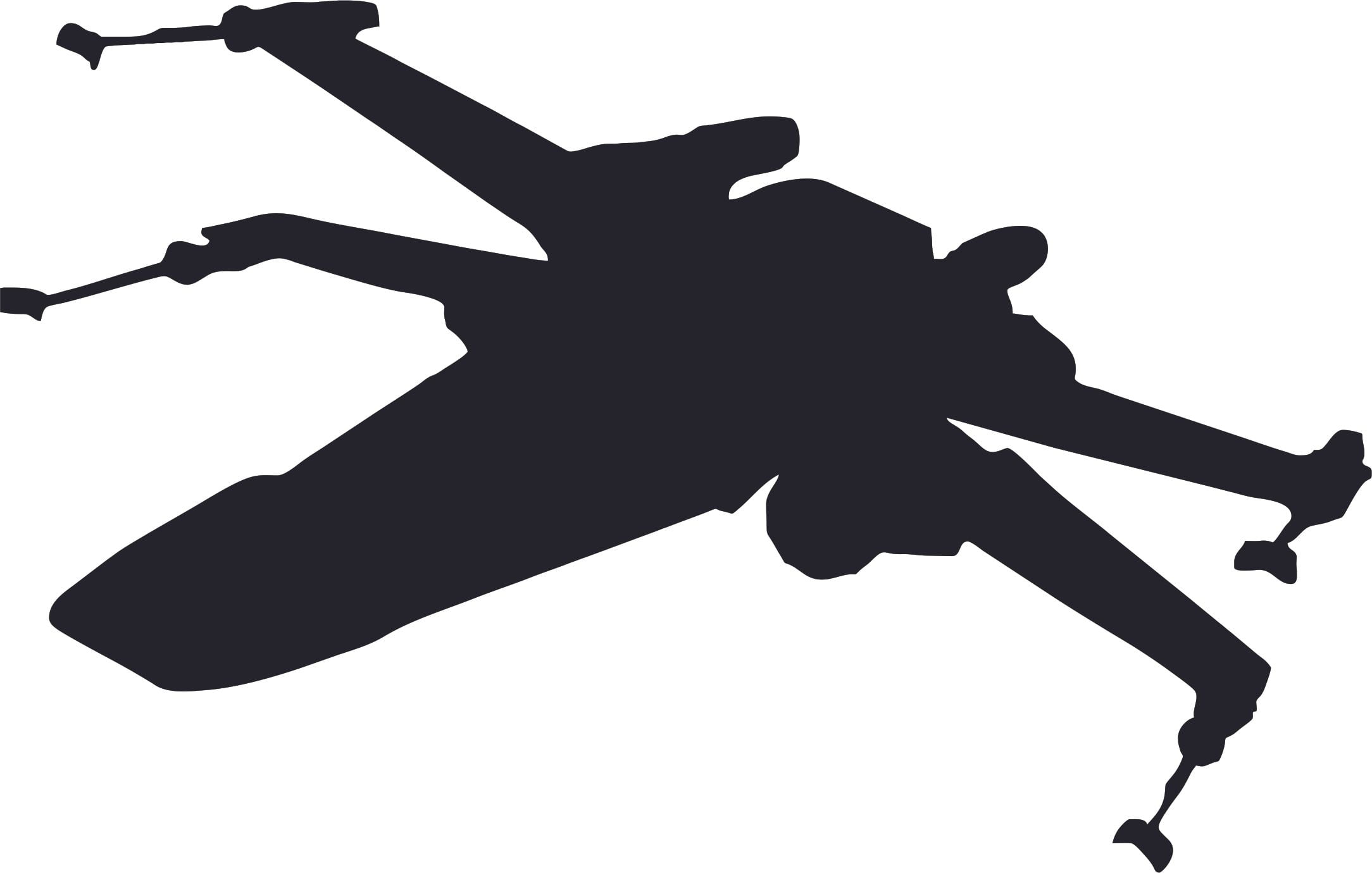 Star Wars Lego X- Wing Cartoon Character Wall Art Vinyl Sticker Design ...