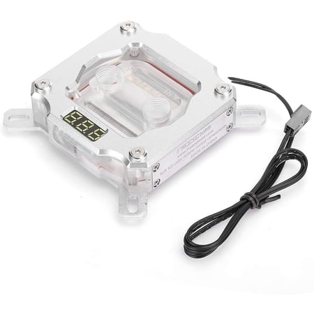 Bmatwk Computer CPU Waterblock, PC Water Cooling Block Liquid Cooling ...