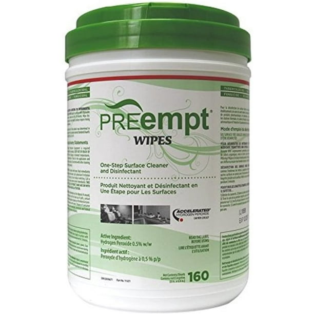 PREempt Wipes – One-Step Surface Cleaner and Disinfectant - Walmart.ca
