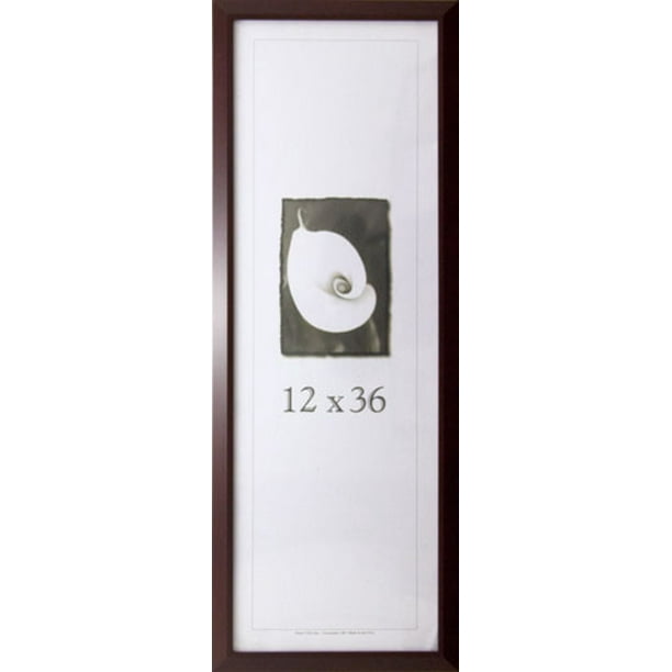 Frame USA Budget Saver Poster Frame - 12x36, Cherry - Walmart.com