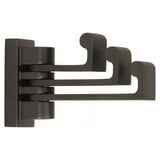 Alno A6885 Luna 1" Wide Three Arm Pivoting Solid Brass Bathroom Robe ...