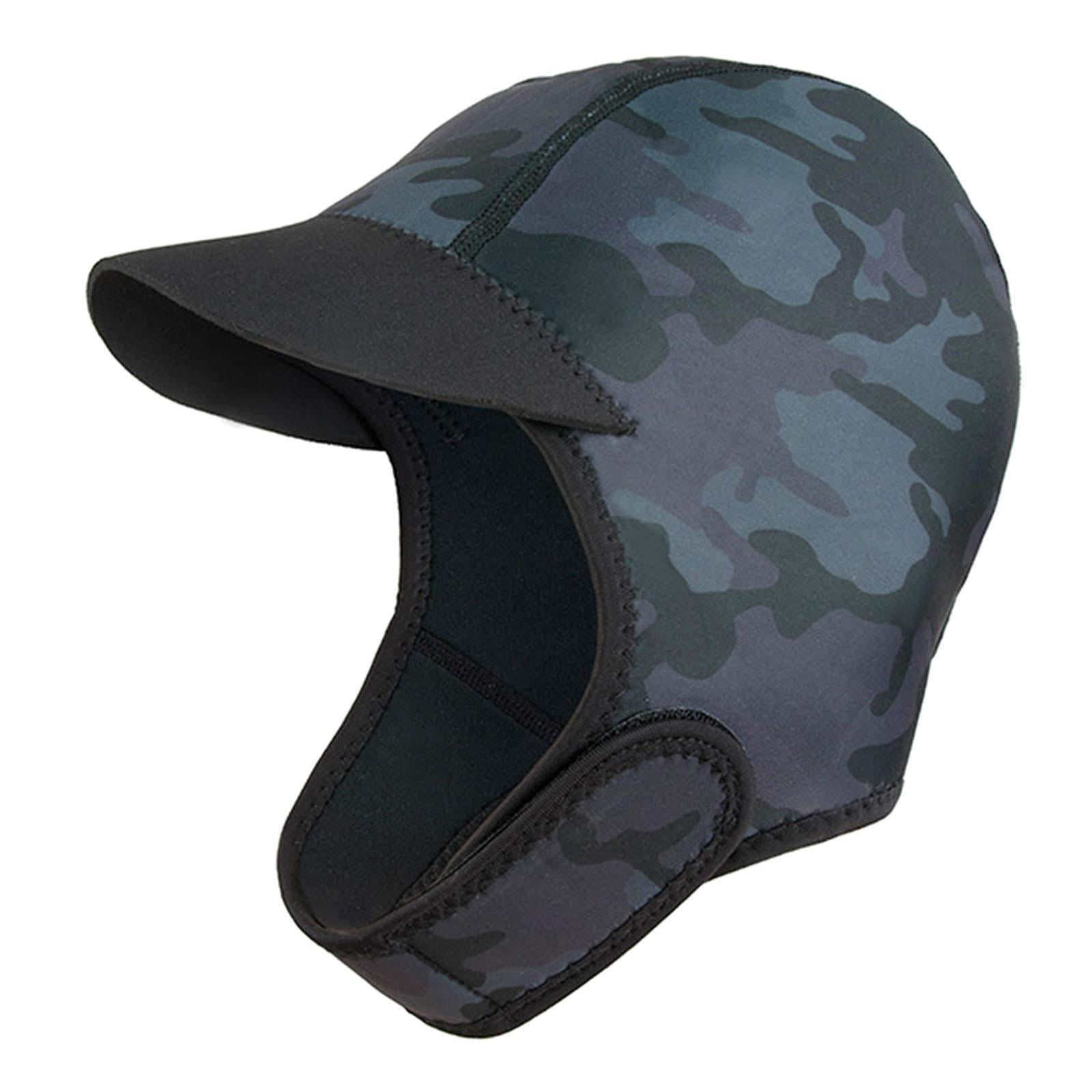 Aoanydony 2mm Diving Hood Surfing Adult Neoprene Hat Underwater Water ...