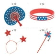 Patriotic Family Fun Kit, Apparel Accessories, Fourth of July, 120 ...