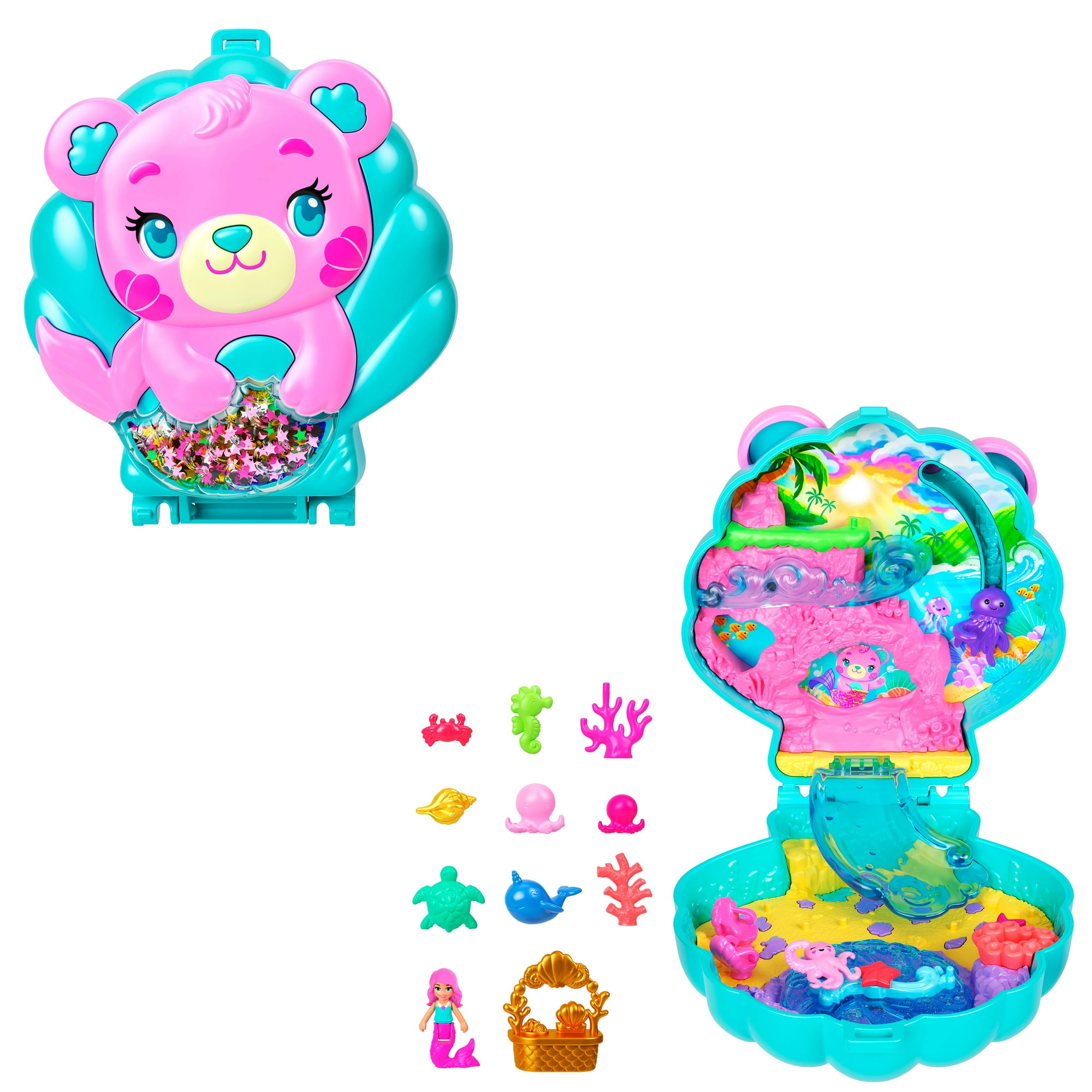 Click here for Polly Pocket Glitter Island Compact Playset With 1... prices