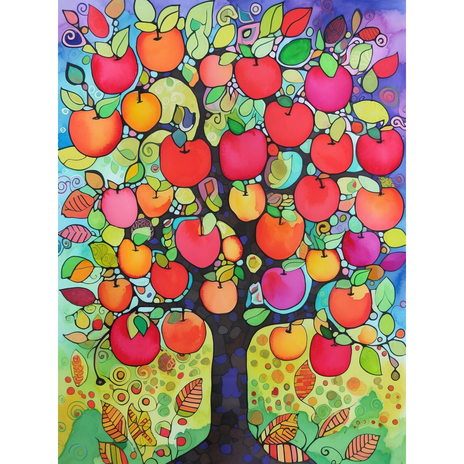 Apple Tree Painting