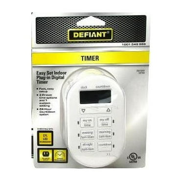 myTouchSmart 7-Day Indoor Plug-In Digital Timer, 1-Outlet, 33860 ...