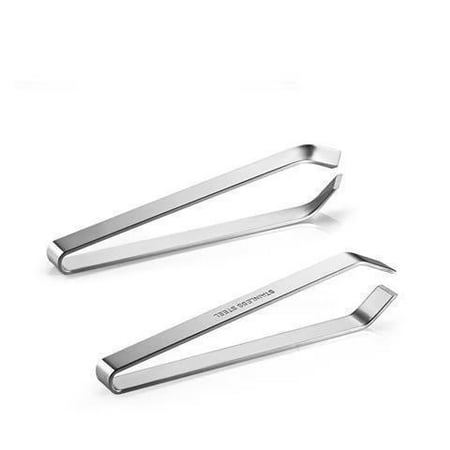 JOYWEI 2 PC Stainless Steel Fish Bone Tweezers Pincer Clip Puller ...
