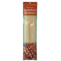 30 Pack Bamboo Skewers, Durable 12 in Grill Sticks for Meats and ...