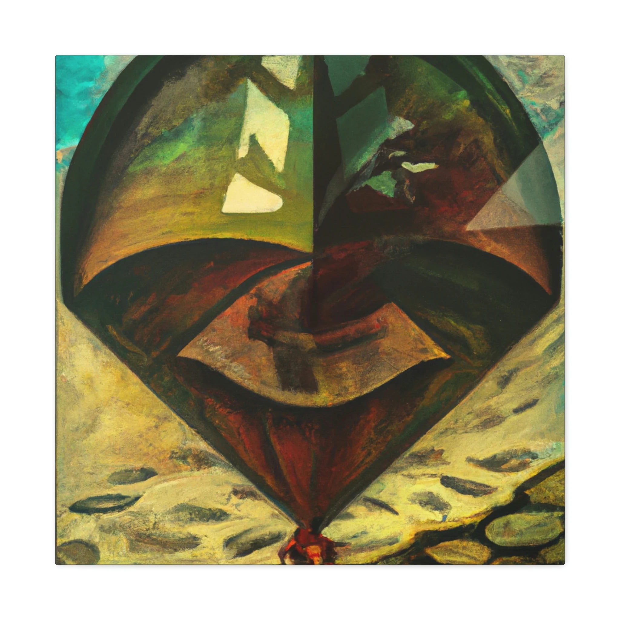 The Paratrooper's Courage - Canvas - Walmart.com