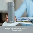 Ninja Sip Perfect 16oz. Travel Mug, Leak Proof Stainless Steel ...