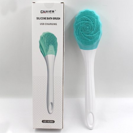 Coolmee Electric Body Bath Brush Electric Long Handle Bath Brush ...