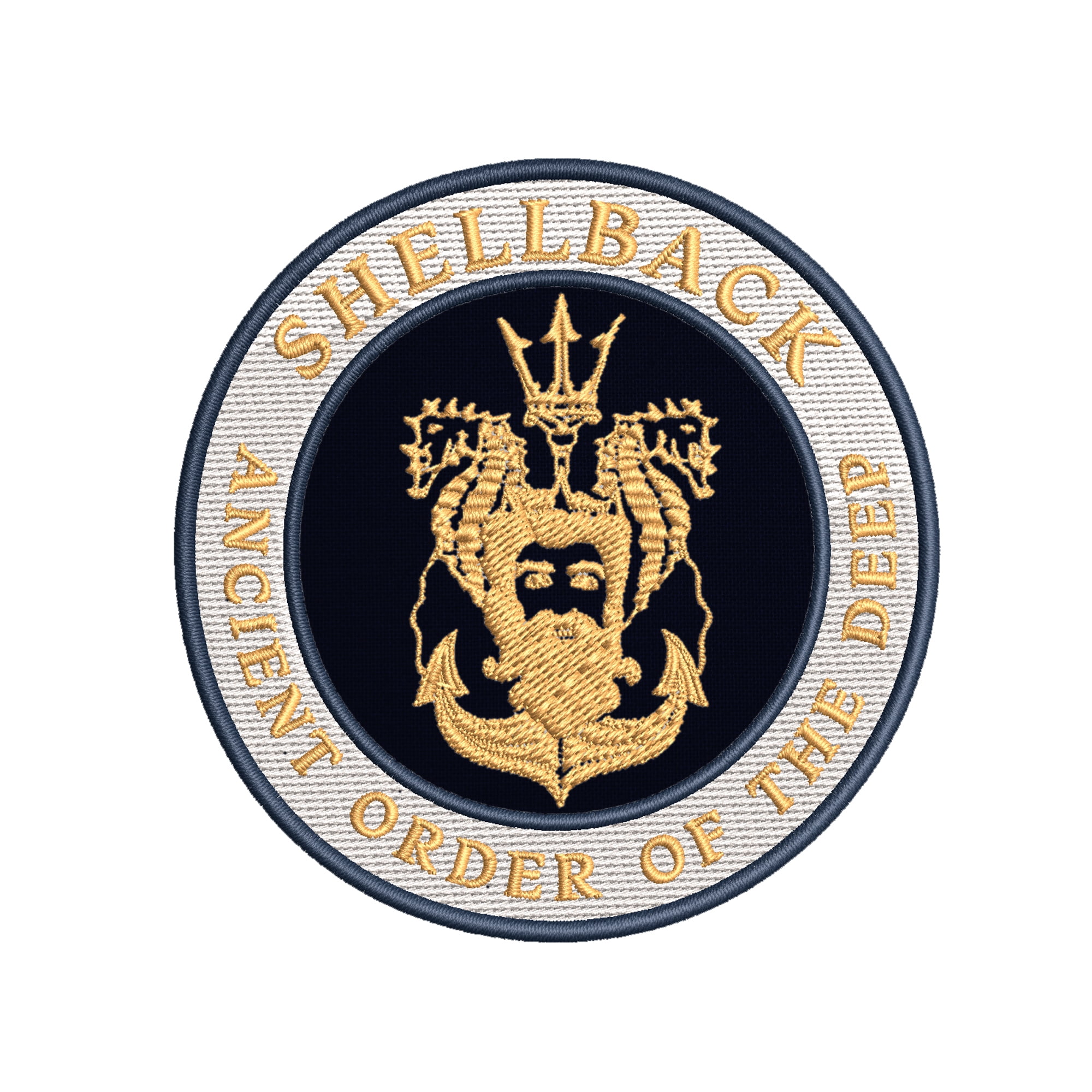 Shellback Ancient Order of the Deep Embroidered DIY Iron on or Sew-on ...