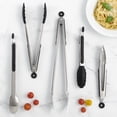 Cutlery-Pro Locking Tongs, Cat Cora Approved,18/8 Stainless Steel with ...