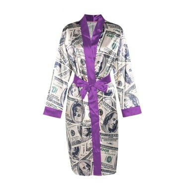 THY COLLECTIBLES Women's Silk Traditional Japanese Kimono Robe/Bathrobe ...