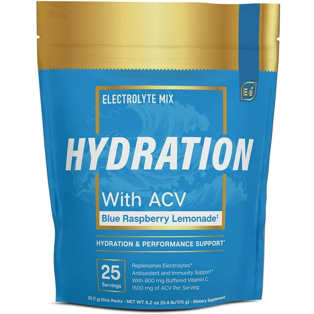 Essential elements Hydration Blue Raspberry Lemonade | Electrolyte ...