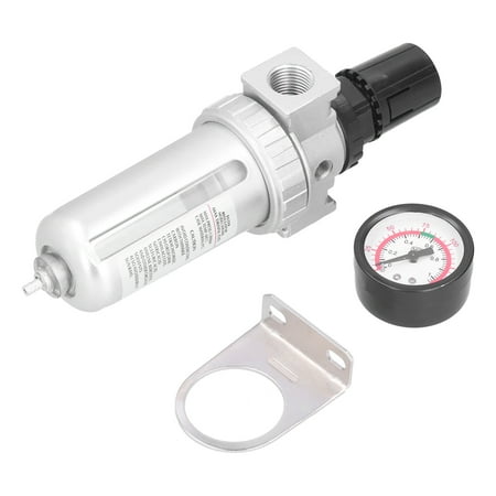 Kritne Compressed Air Filter Regulator Combo Water Oil Trap Separator ...