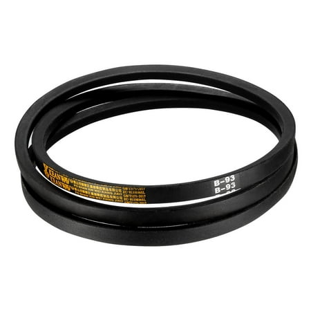 Uxcell B93 Drive V Belt Girth 93-inch Industrial Power Rubber ...
