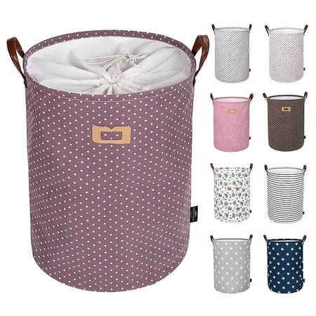 Freestanding Laundry Basket With Lid Collapsible Large Drawstring ...