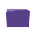 Staples, File Folders, 1/3-Cut Tab Letter Size Purple, 100/Box ...
