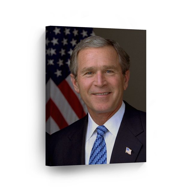 Smile Art Design 43rd President of The United States of America George ...