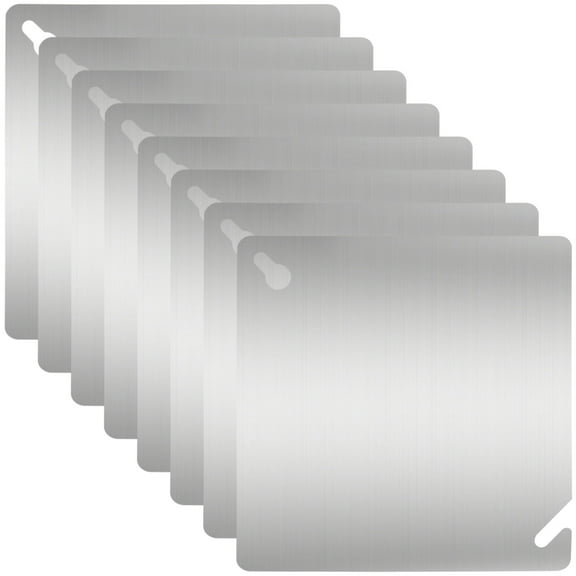 4 Packs 4" Square Electrical Box, 2-1/8'' Deep Metal Electrical Box ...