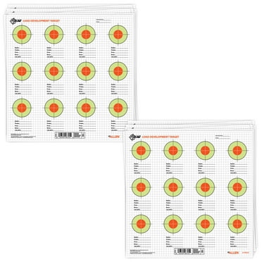 Ez Aim Adhesive Splash Reactive Paper Shooting Targets, 8" Square ...
