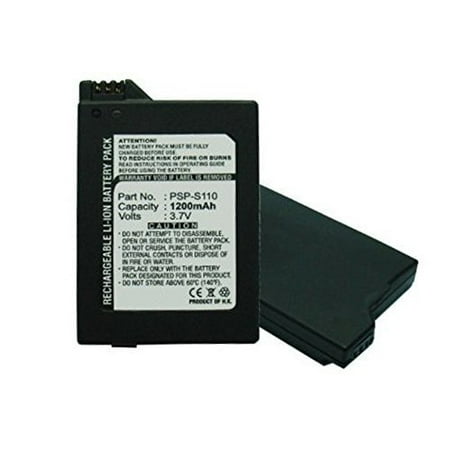 MPF Products 1200mAh PSP-S110 PSPS110 Battery Replacement Compatible ...