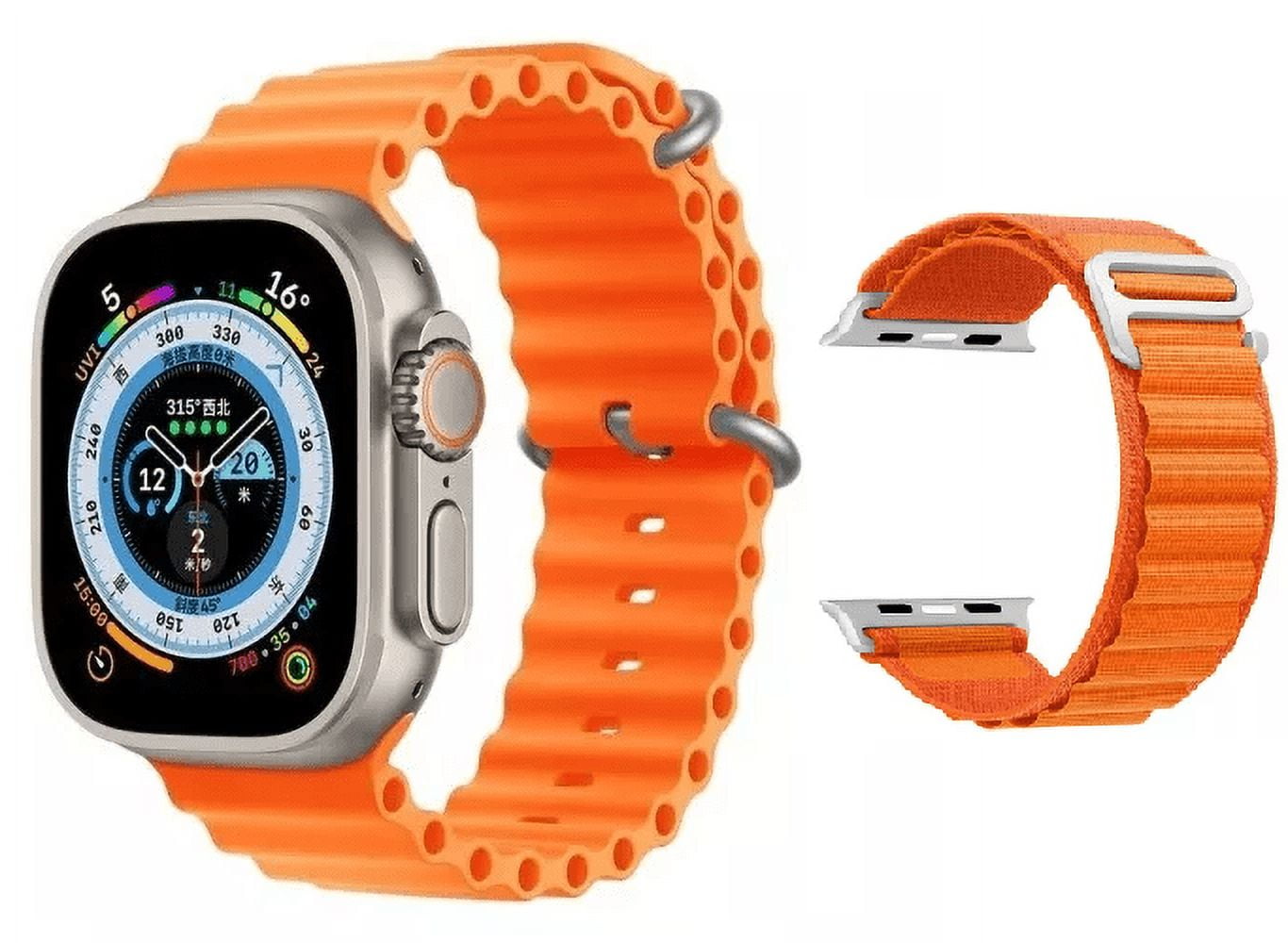 Smartwatch Z69 Ultra 49mm Naranja | Walmart en línea