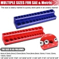 XIBUFE 2-Piece Magnetic Socket Holder - 1/4 Inch Drive Metric Sae ...