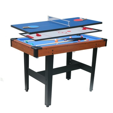 Aukfa 3 in 1 Pool Table, Folding Billiard Game Table, Blue - Walmart.com