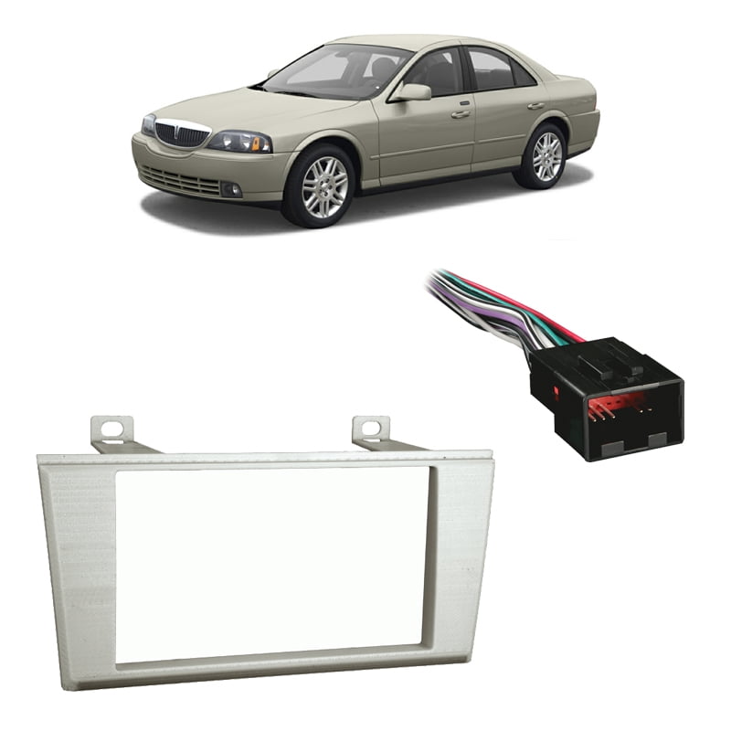 Fits Lincoln LS Series 2000-2003 Double DIN Harness Radio Dash Kit ...