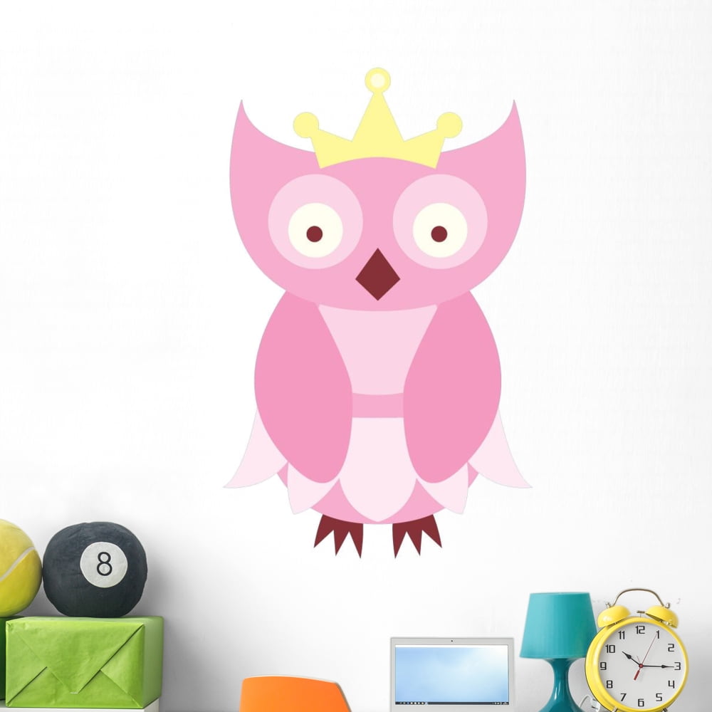 Cute Little Owl Wall Decal Sticker, Wallmonkeys Peel & Stick Vinyl ...