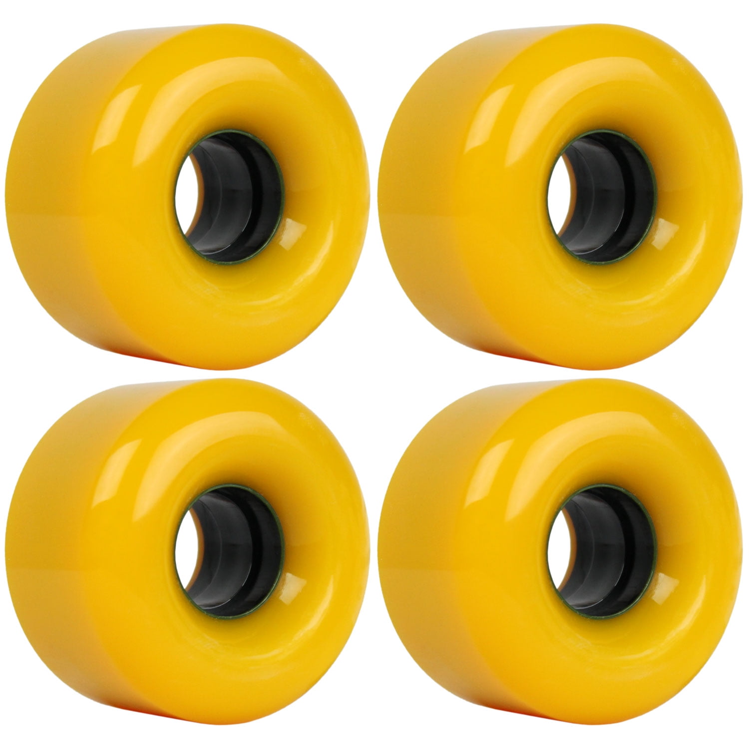 SKATEBOARD CRUISER WHEELS SET 58mm x 38mm 90A 130C Orange - Walmart.com