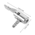 BESTYASH Silver Car Tire Chuck Clip Lightweight Air Hose Attachment for ...